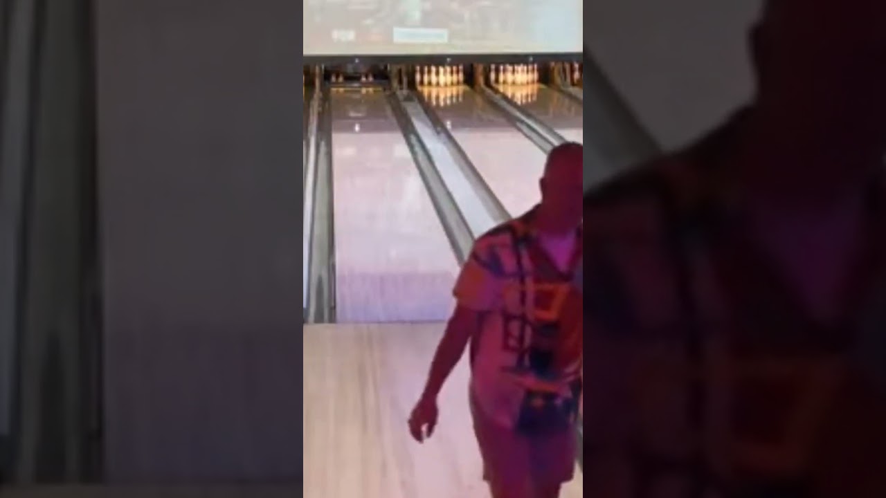 Rob with the 3-4-6-7 split conversion MBA league - Garage Bowling Alley #bowling #brunswick #fun
