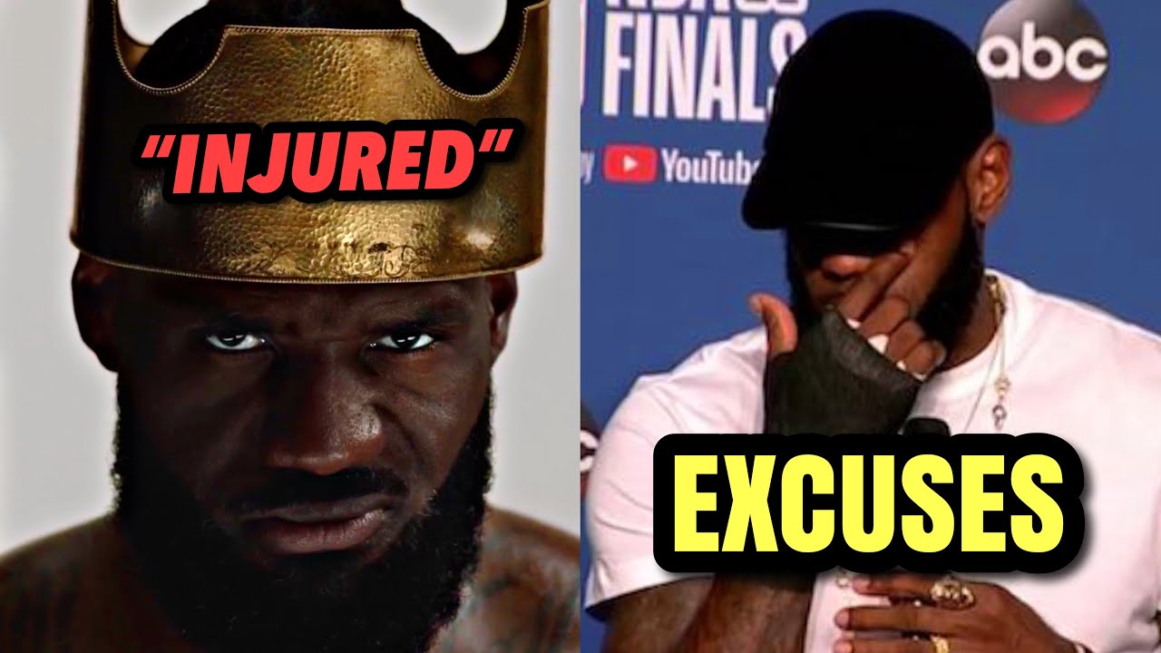 LeBron James IS THE KING OF FAKE INJURIES