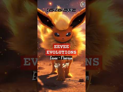 TOP 3D Realistic EEVEE all Evolutions #pokemon #pokemongo #pokemonai #eeveeevolutions #eevee