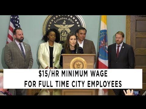 Press Conference: $15/Hour Minimum for Full-Time City Employees
