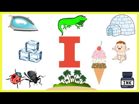 What are some things that start with the letter "I"?