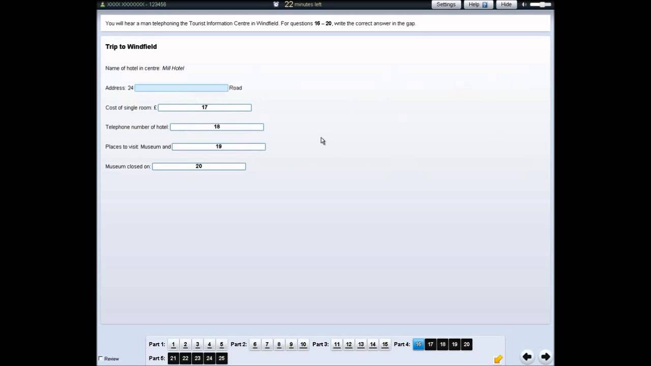 KET Listening Tutorial