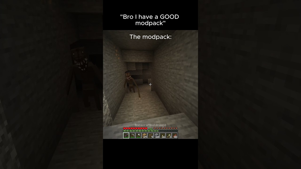 Nice modpack 💀 #minecraft #viralvideo
