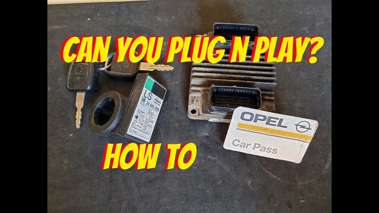 Opel Astra G / Zafira A Engine ecu replacement for beginners!