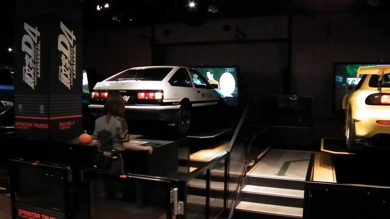 Initial D Arcade in Tokyo Features 3 Real Cars That Move - autoevolution