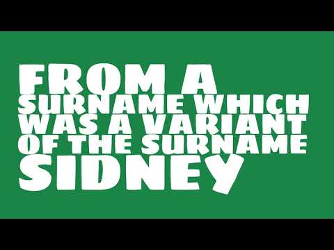 What is the origin of the name Sydney?