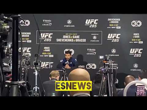 DaMon BLACKSHEAR AFTER HIS WIN UFC285 jon jones card EsNews boxing