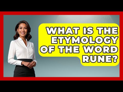 What Is The Etymology Of The Word Rune? - Archaeology Quest