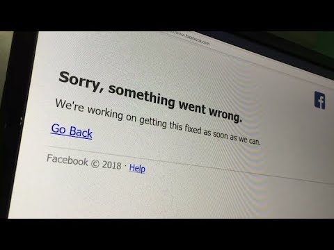 Facebook acknowledges app outages and is working to fix the problem.