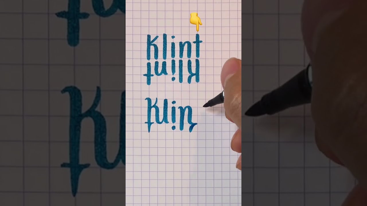 Klint is definitely NOT the hardest ambigram!