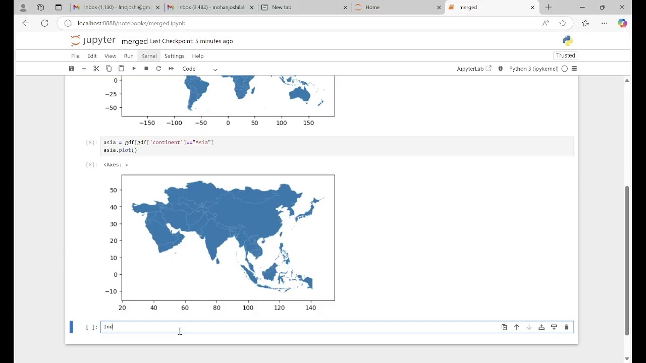 GeoPandas Tutorial #2: Select, merge, edit, visualize, plot of GIS #dataanalytics #education #india