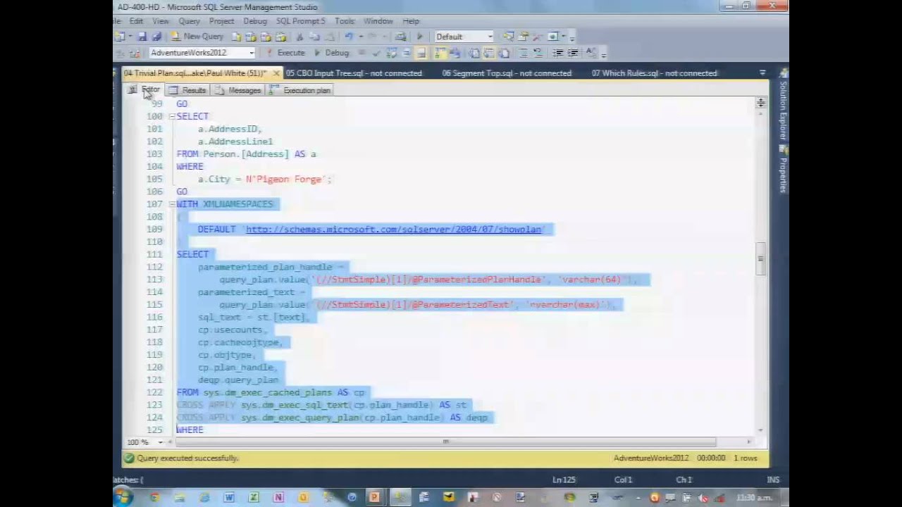 Query Optimizer Deep Dive (AD)