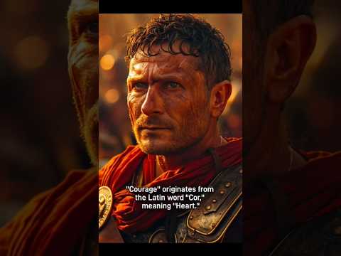 Latin word origin of Courage#history
