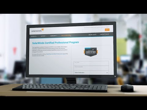 The SolarWinds Certified Professional Program