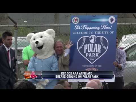 Red Sox, WooSox Break Ground On Polar Park In Worcester