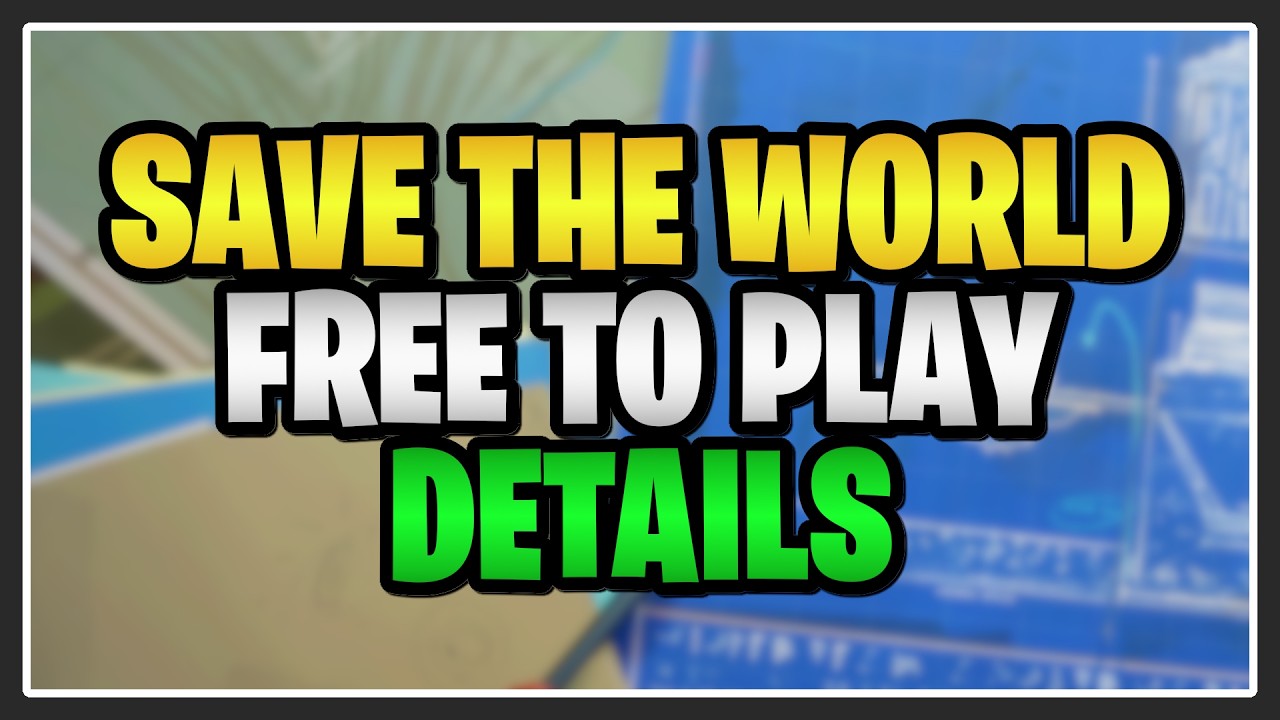 STW IS COMING FREE TO PLAY! FULL BREAKDOWN