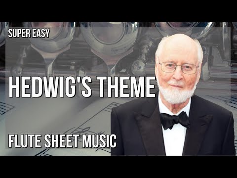 SUPER EASY Flute Sheet Music: How to play Hedwig's Theme (Harry Potter) by John Williams