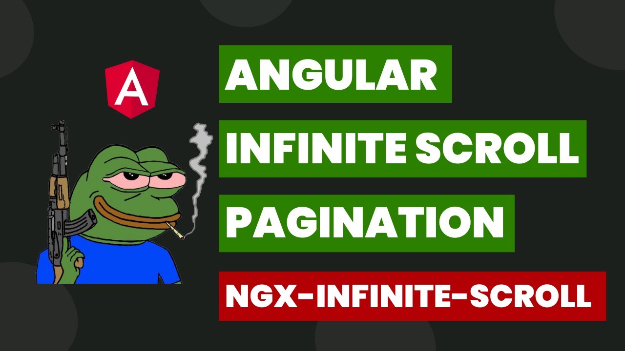 Angular infinite scroll