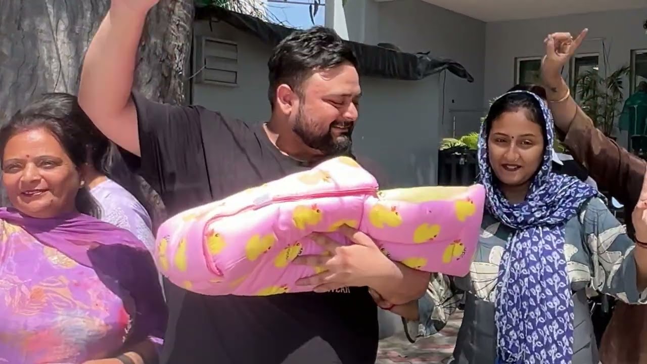 Welcome Home Baby Girl😍❤️ Face Reveal Cutei😘