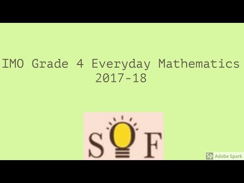 Maths Olympiad question paper- Grade 4- Everyday Mathematics