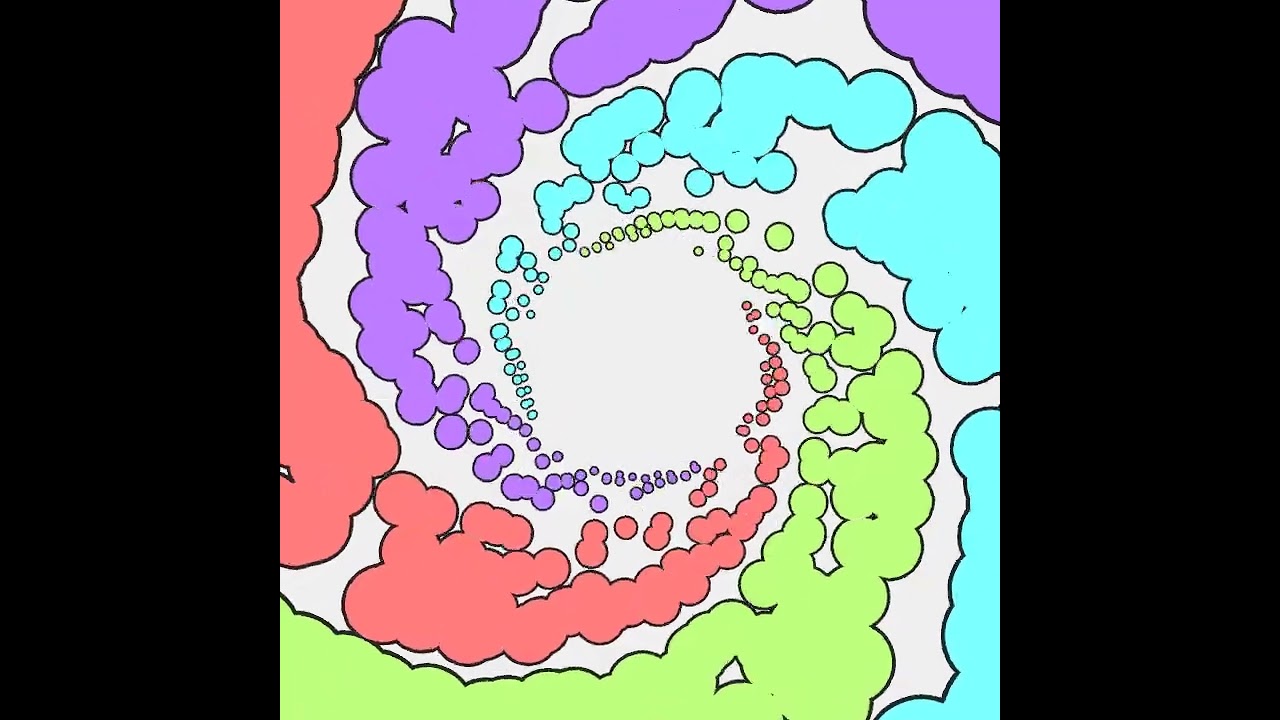 Color cloud. #art #openframeworks  #creativecoding  #programming