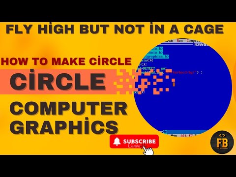 Circle concept in Computer Graphics | circle in c | c pani hai | circle function | turboc #coding