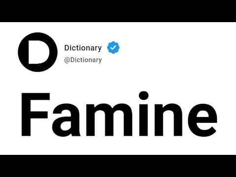 Famine Meaning In English