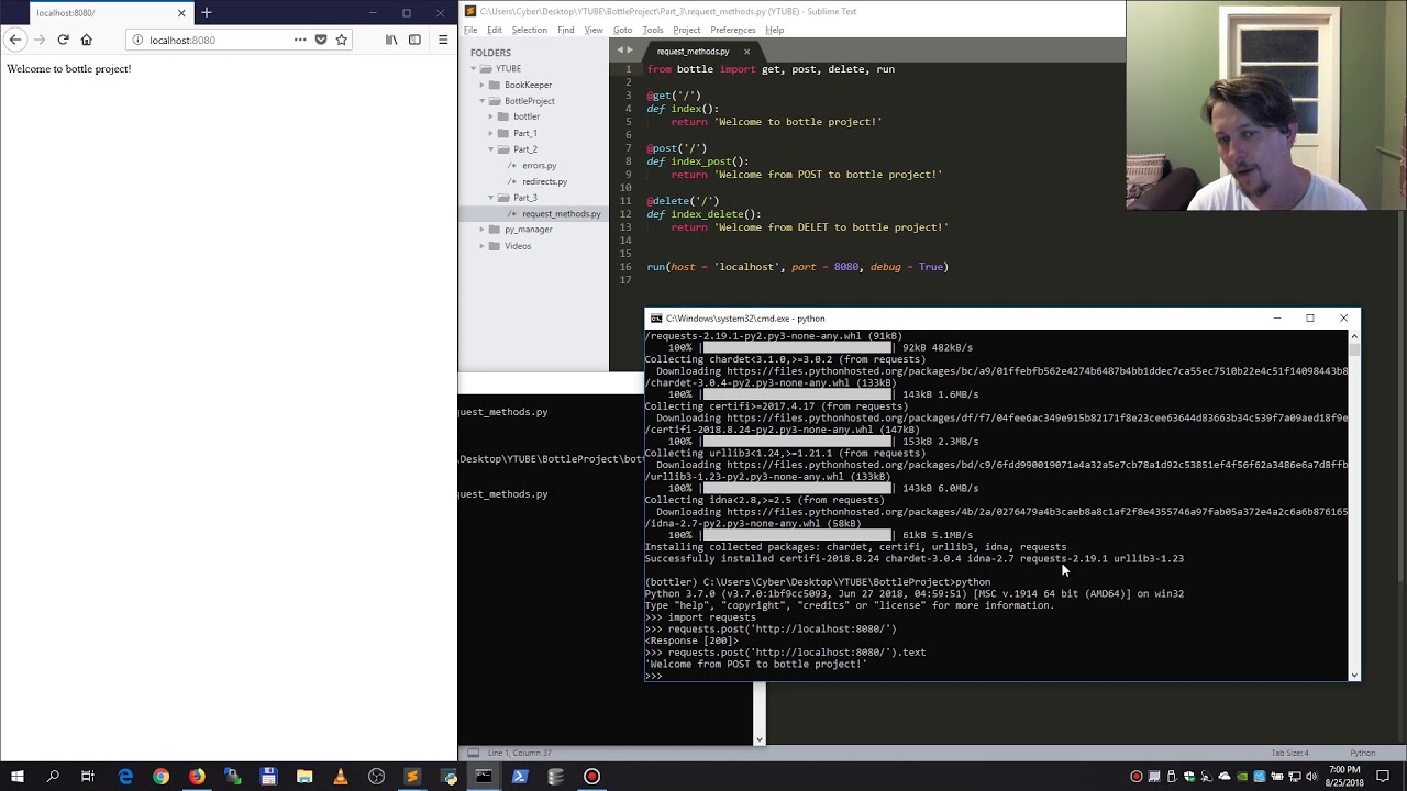 Python - Bottle - Part 3