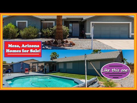 Hot Mesa AZ home with pool for sale | Arizona real estate market | Mister Rogers Homes