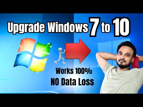 Upgrade From Windows 7 to Windows 10 for FREE in 2024 (NO Data Loss) Works 100%