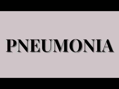 How to Pronounce Pneumonia in English