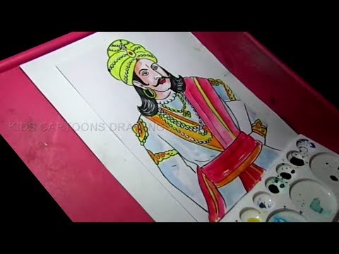 How to Draw King Ashoka Detailed Drawing for Kids | Mary Boyd