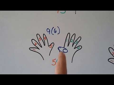 9 times table Hands trick