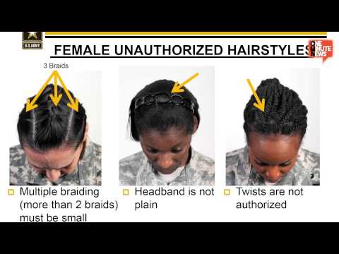 Female Soldiers Declare Army's New Hair Regulation Racially Biased