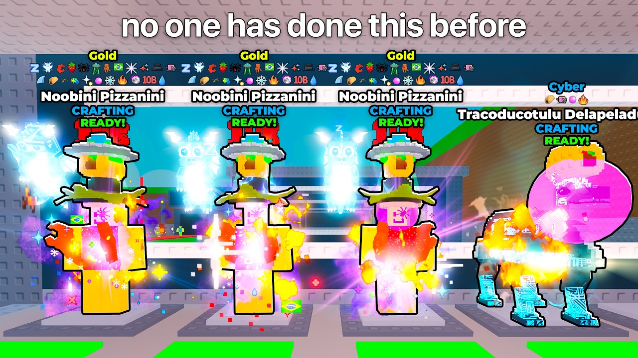 I Crafted 1 Of 1 Brainrots For Admin Abuse