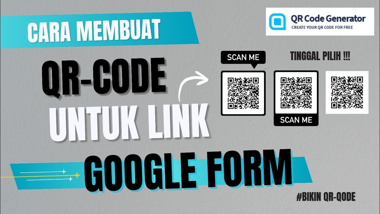 Cara Membuat QR Code Google Form | Buat QR Code (Barcode)
