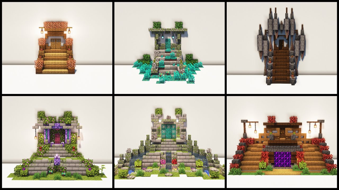 Minecraft: 6 Staircase Design Ideas