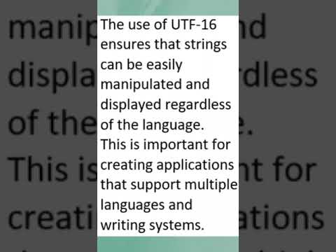 What is the Character Encoding used for Strings in Java?