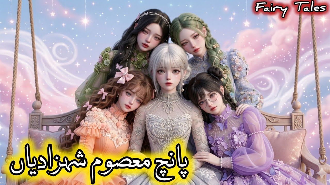 Five innocent  Princesses  | A Magical Fairy Tale | Razan's Fairy Tales 