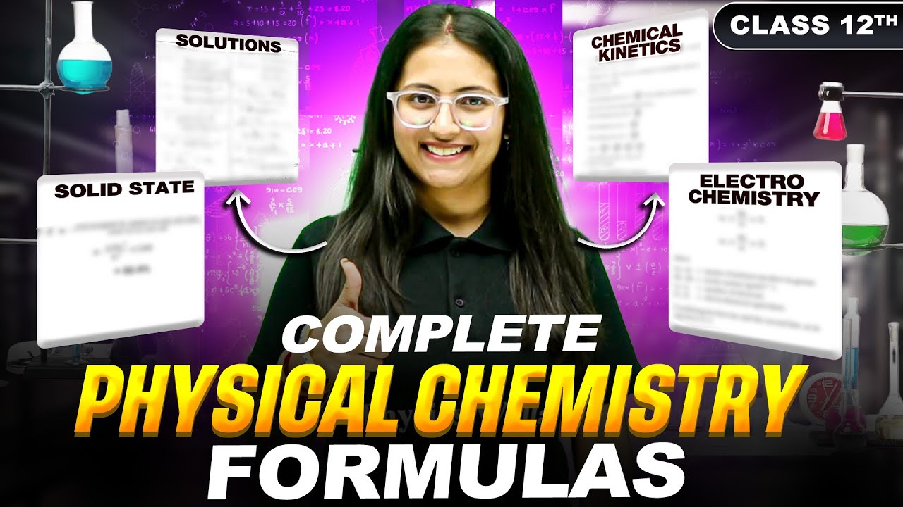 Essential Physical Chemistry Formulas for CBSE Class 12 Boards | Galaxy.ai