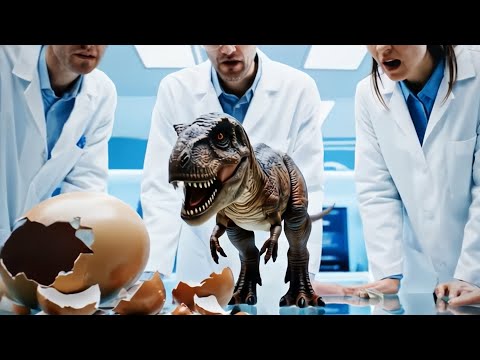 Pet Baby T Rex - Scientists Engineer Dinosaur [ AI Generated Video Veo 3 ] Doubt Me AI