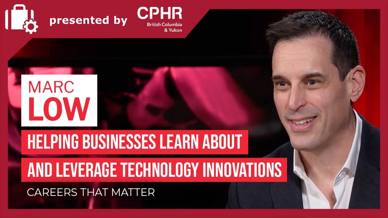 Careers That Matter: Marc Low (leader of technology development hub)