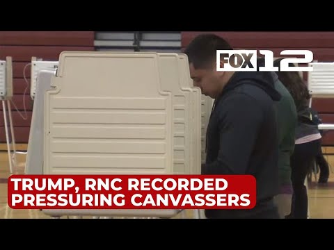 D.C. Report: Trump, RNC chair recorded pressuring 2020 canvassers