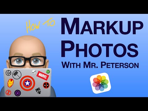 Using the Markup tool in the iOS Photos App