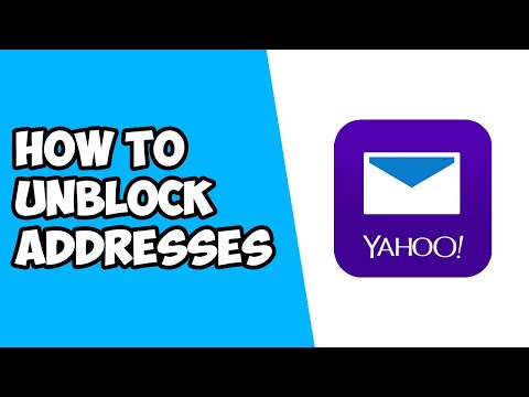 How To Unblock Address on Yahoo Mail