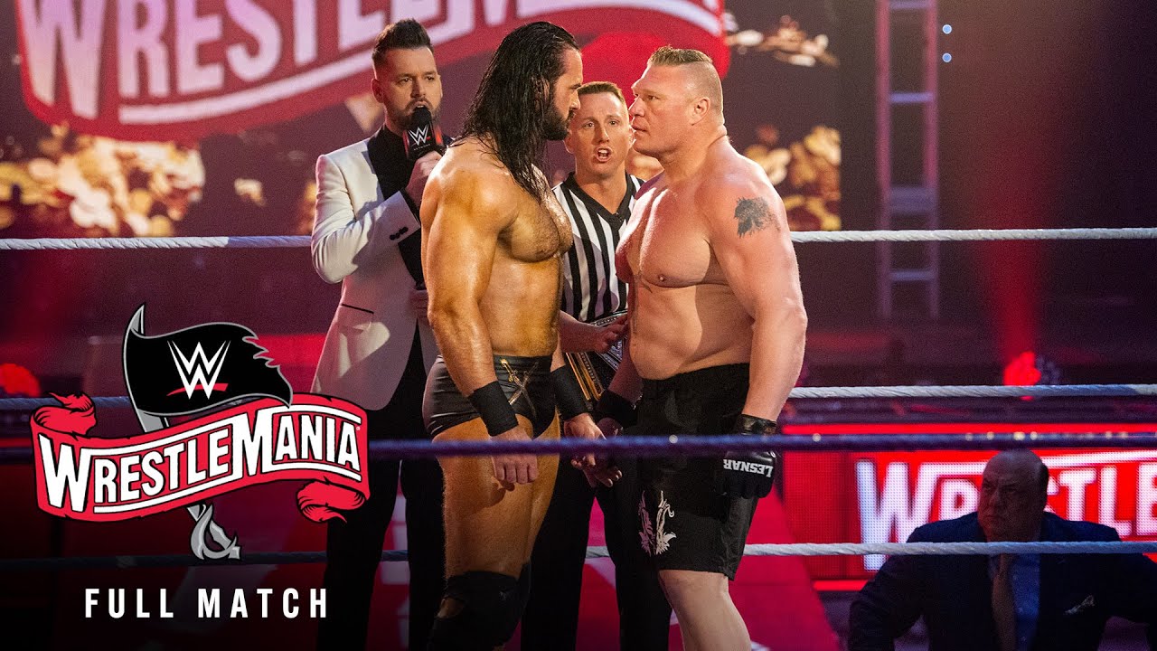 Brock Lesnar vs. Drew McIntyre | WWE Title Match: WrestleMania 36