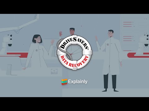 DriveSavers: Data Recovery Process Overview - Animated Explainer Video