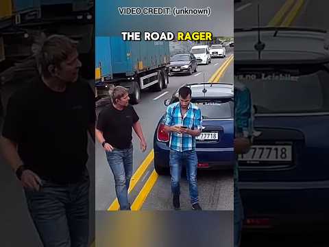 Road Raging Driver Gets Poetic Instant Karma!