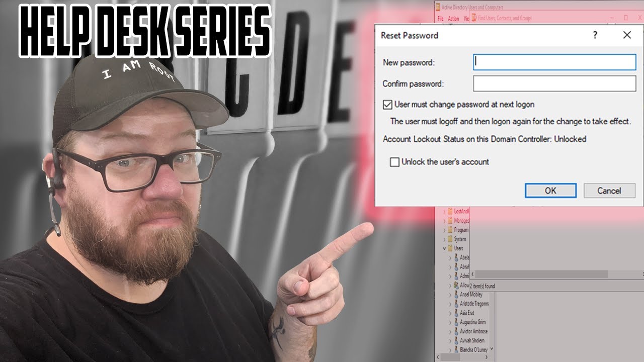 How to Reset an Active Directory Password: Help Desk Series