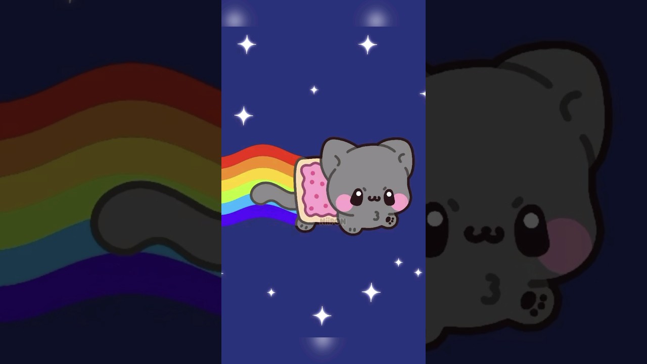 Nyan Cat in Procreate! #procreate #digitalart #kawaiiartist